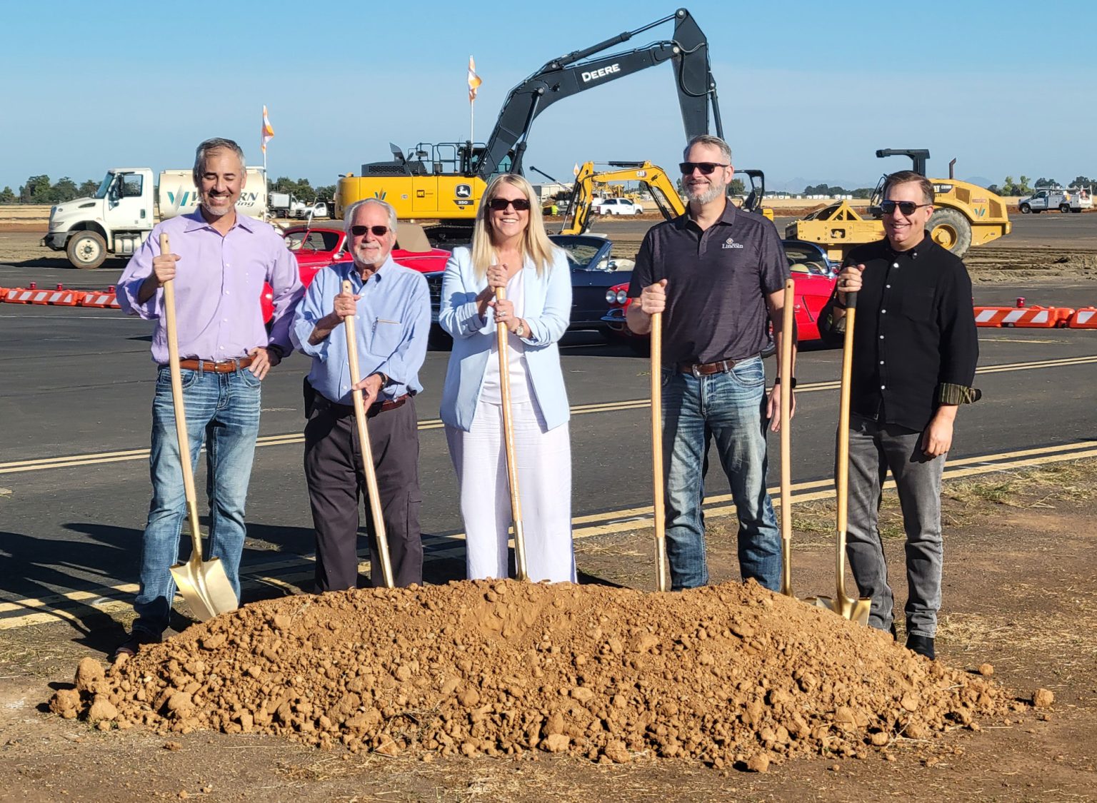 New hangars project groundbreaking ceremony August 6, 2025 | Lincoln ...
